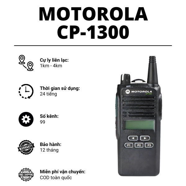 Motorola CP-1300 - Motorola Việt Nam